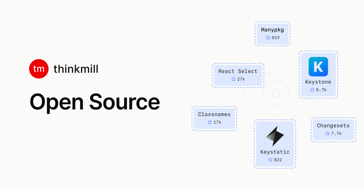 Open Source, R&D & Community. – Thinkmill